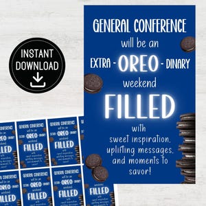 LDS Printable General Conference Treat Tag, General Conference Tag ...