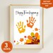 Thanksgiving Handprint Art Craft for Kids, Thanksgiving Craft ...