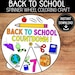 Back to School Spinner Wheel Coloring Craft, Fun and Interactive ...