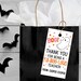 Editable Halloween Treat Tags, Teacher Appreciation Favor Tag, Spooky ...