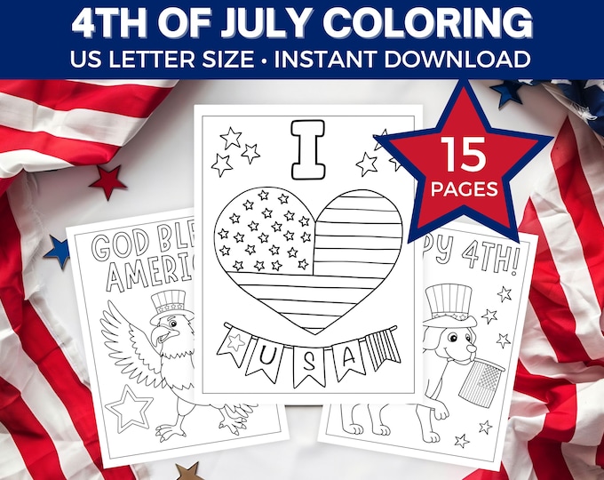 4th of July Worksheets, Independence Day Activities, Patriotic Kid's ...