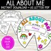 All About Me Spinner Wheel Craft, Getting to Know You Activity, Back to ...