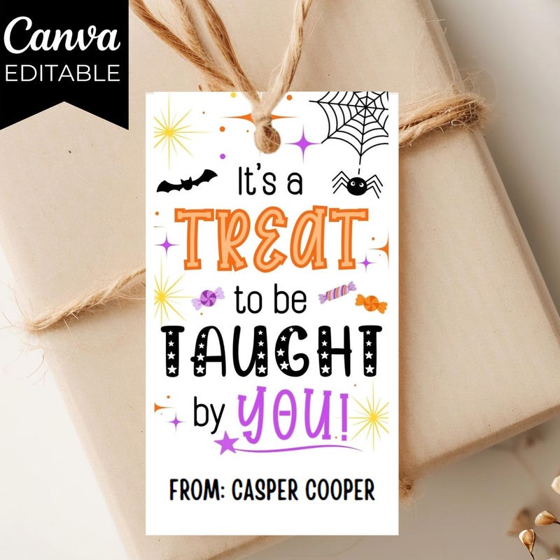 Teacher Treat Tag - Etsy