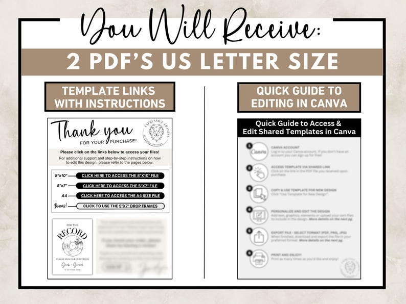 For the Record, Please Sign Our Record Guestbook, Wedding Record Sign ...