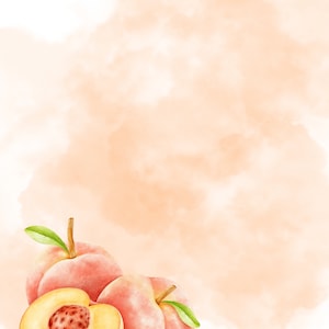 One Sweet Peach Template 1st Birthday Peachy Invitation Editable - Etsy