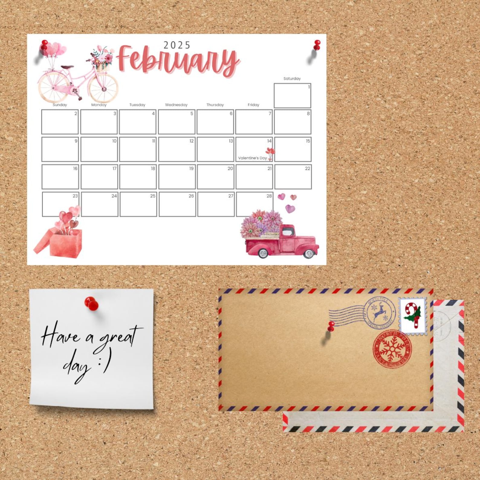 Printable February 2025 Calendar Kids Calendars 2025 Fillable February ...