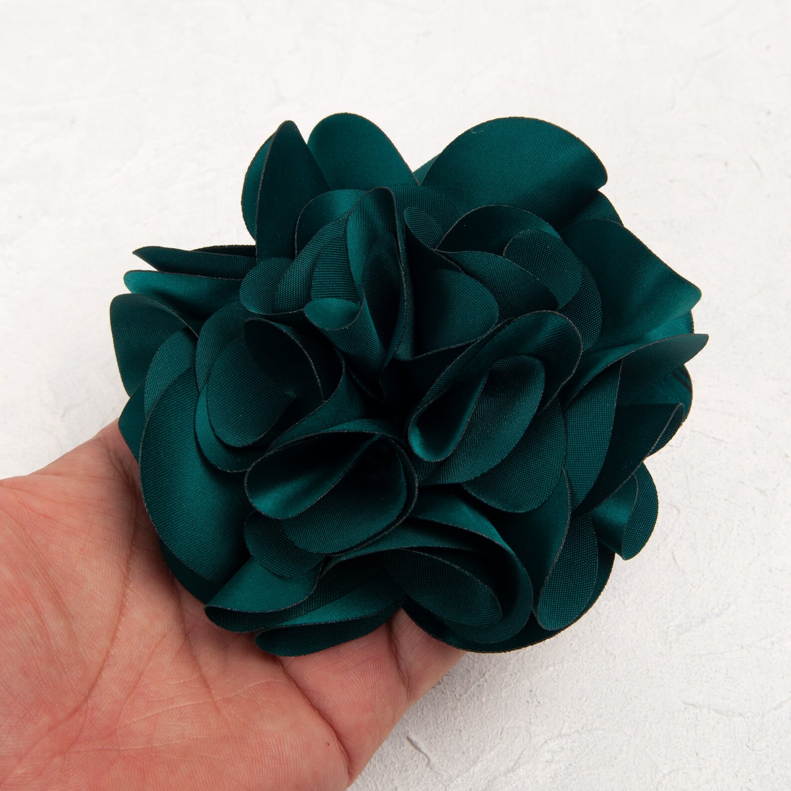 Dark Green Flower Brooch, Flower Pin, Packed as a Gift - Etsy
