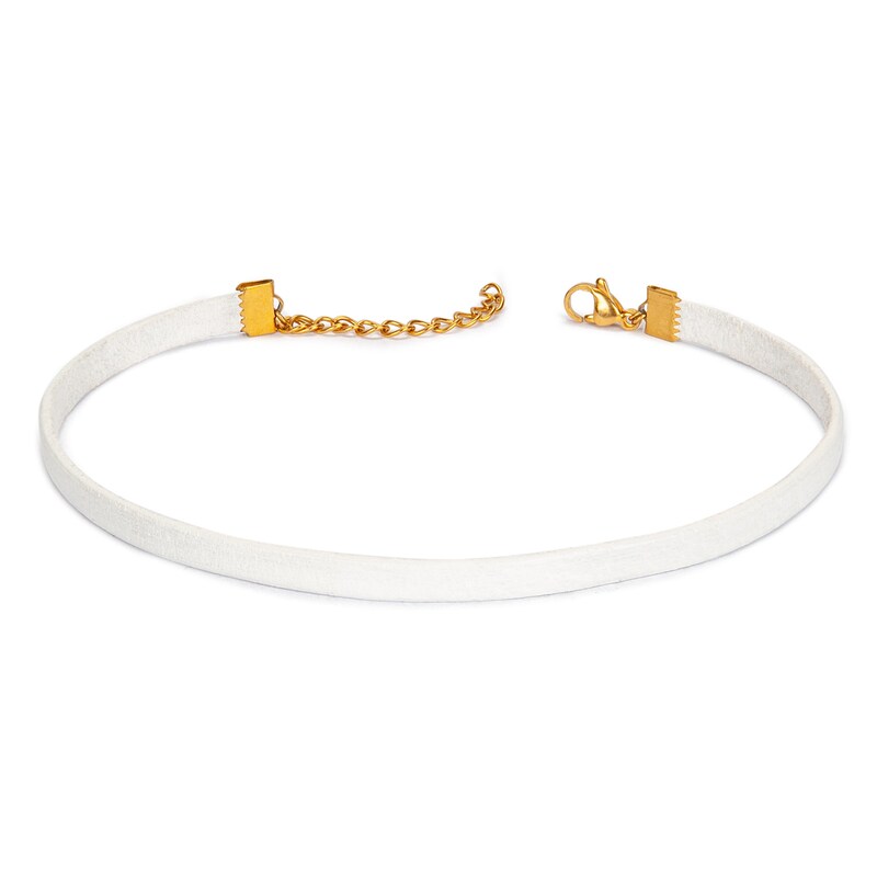 White Choker - Etsy