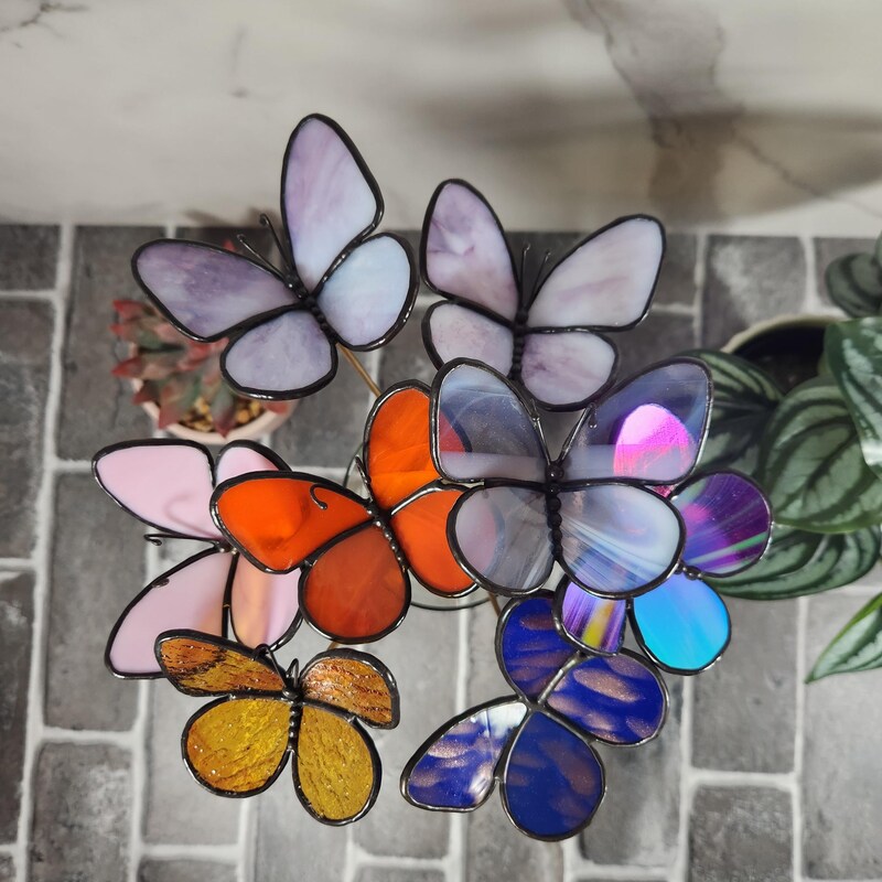 Stained Glass Butterfly - Etsy