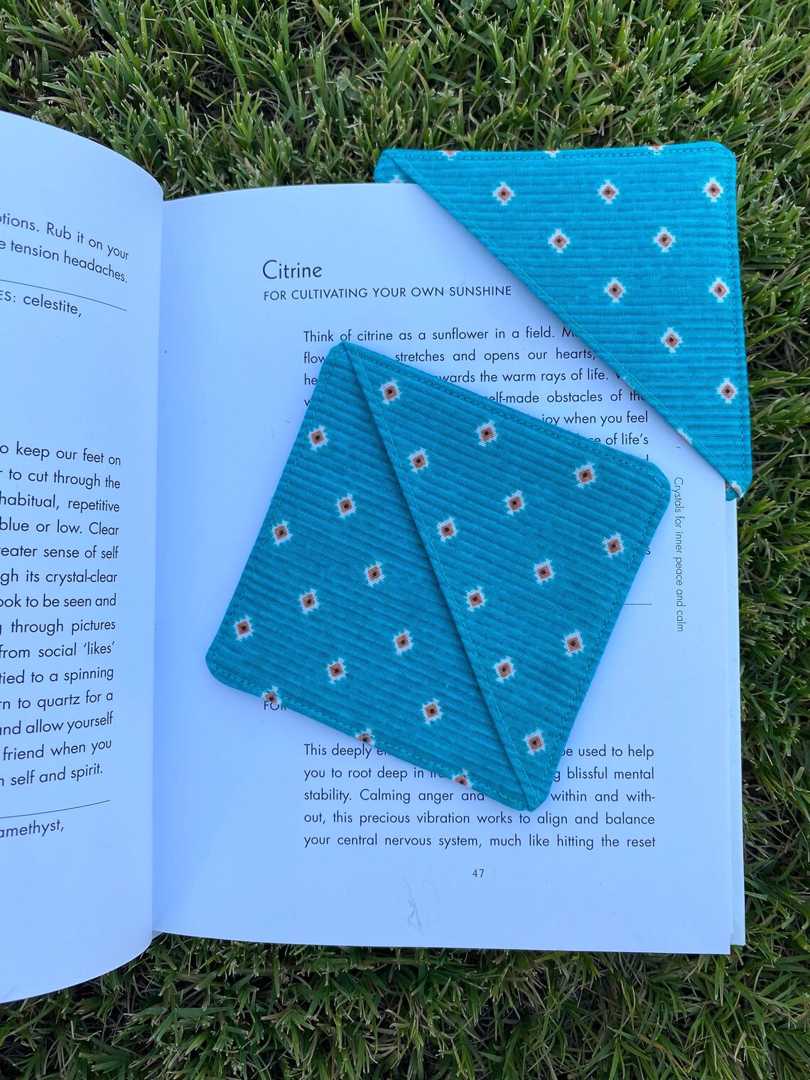 Fabric Corner Bookmark | Southwest | Native | Tribal | Gift for Any ...