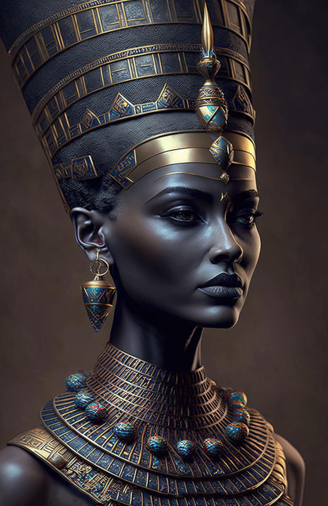Queen Nefertiti - Digital Download - Great Quality for Print - Etsy
