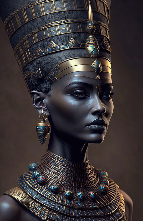 Queen Nefertiti - Digital Download - Great Quality for Print - Etsy