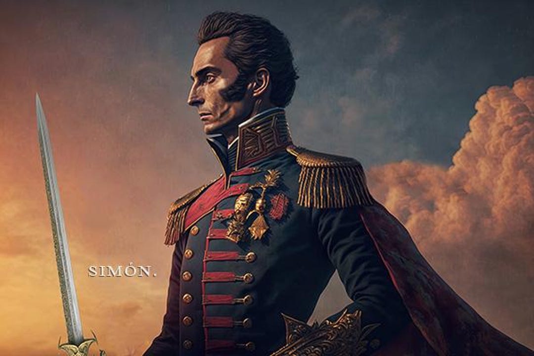 Simón Bolívar - South American Hero - Digital Print (*bonus MP3 Song ...