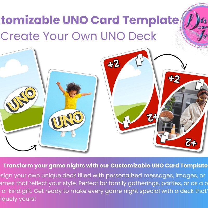 Uno Card Svg - Etsy