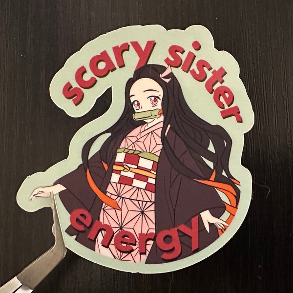 Nezuko Demon Slayer Sticker - Etsy