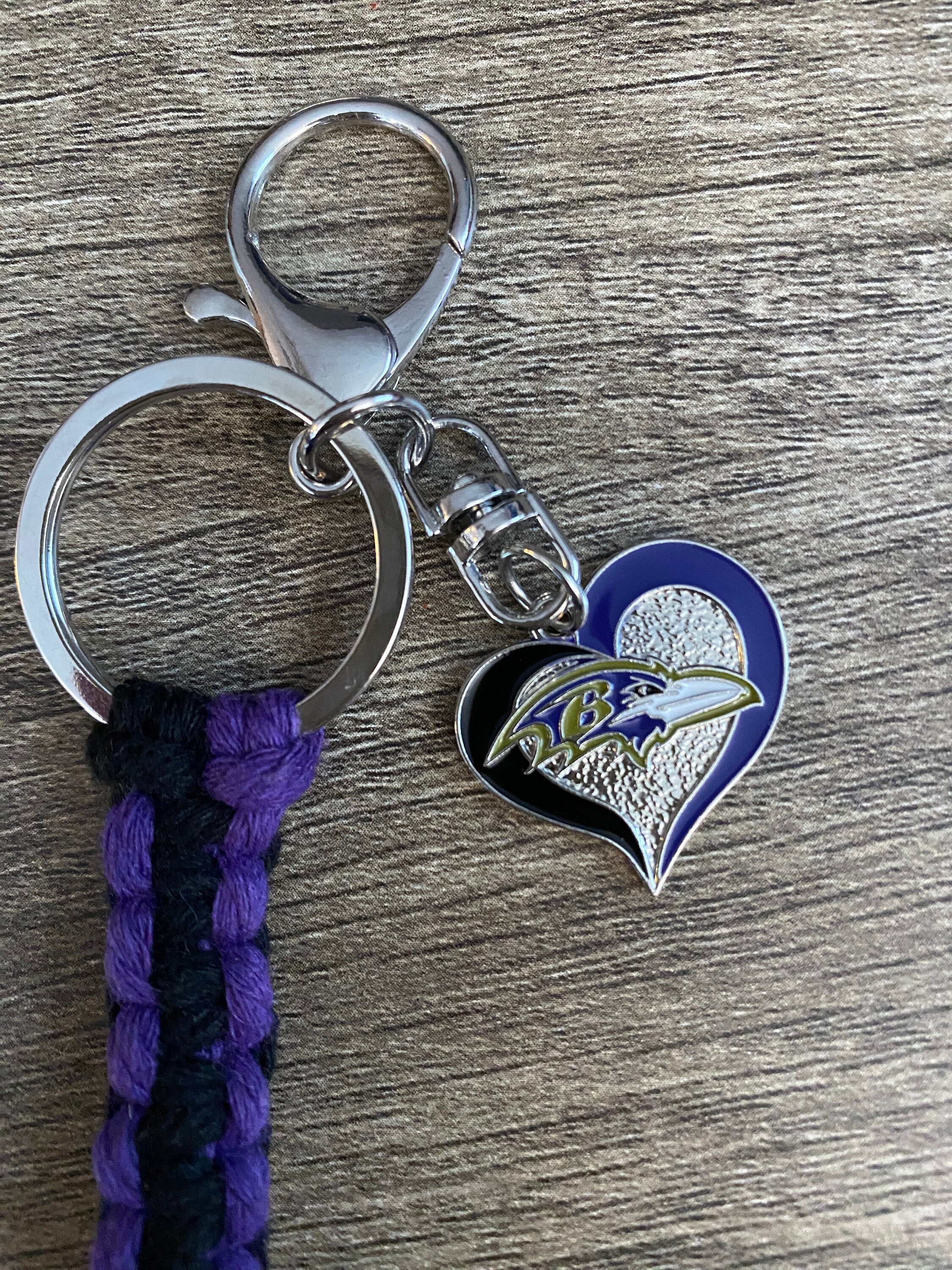 NFL Handmade Macrame Keychains - Etsy