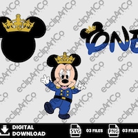 Mickey Mouse Royal King SVG - Etsy Canada