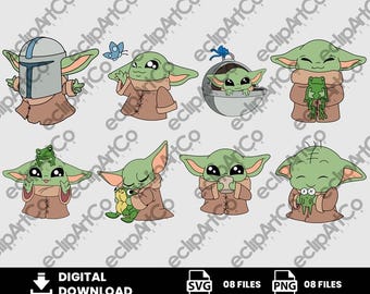 Grogu Svg - Etsy Canada