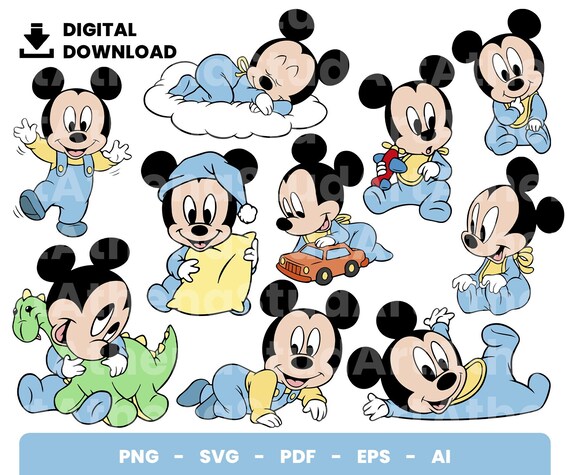 Mickey Baby Vector