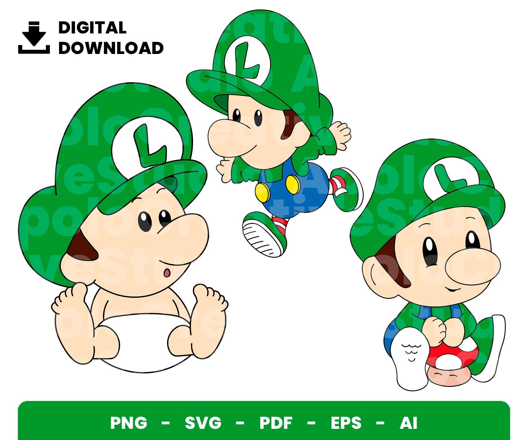 Baby Luigi Zeichnungen