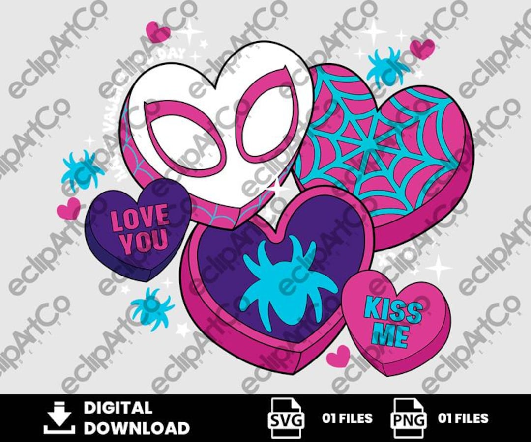 01 Clipart – Valentines Day Png, Spidey and His Amazing Friends Png ...