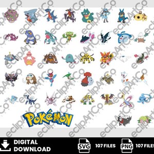 107 Clipart – Four Generation, Video Games, Poke, Pokedex, Digital ...