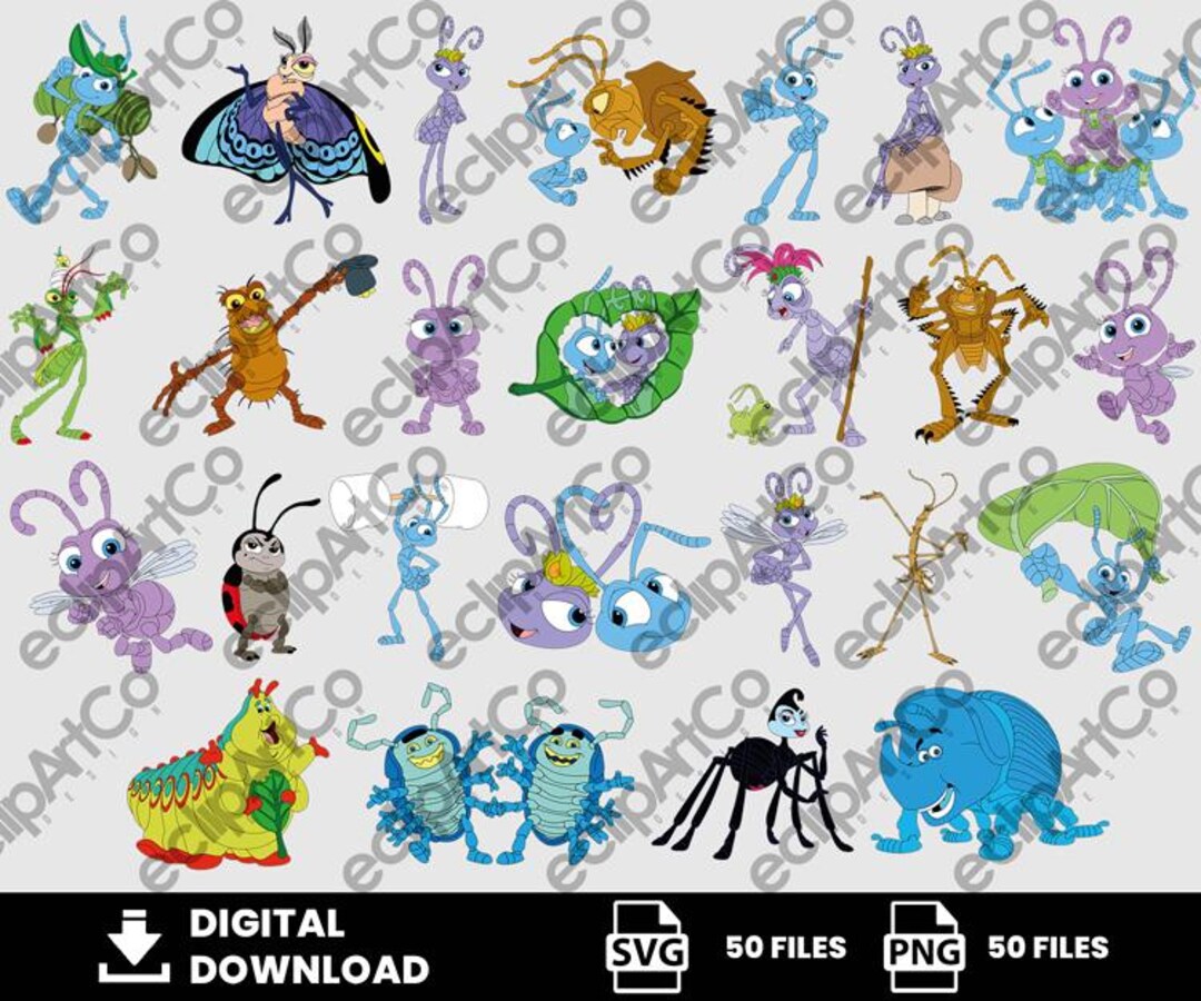 50 Clipart - A Bug's Life Svg, A Bug's Life Png, Bichos Svg, Bichos Png ...
