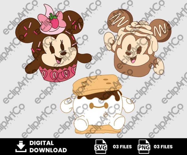03 Clipart - Kawaii Munchlings, Mickey Png, Mickey Svg, Beamax Svg ...