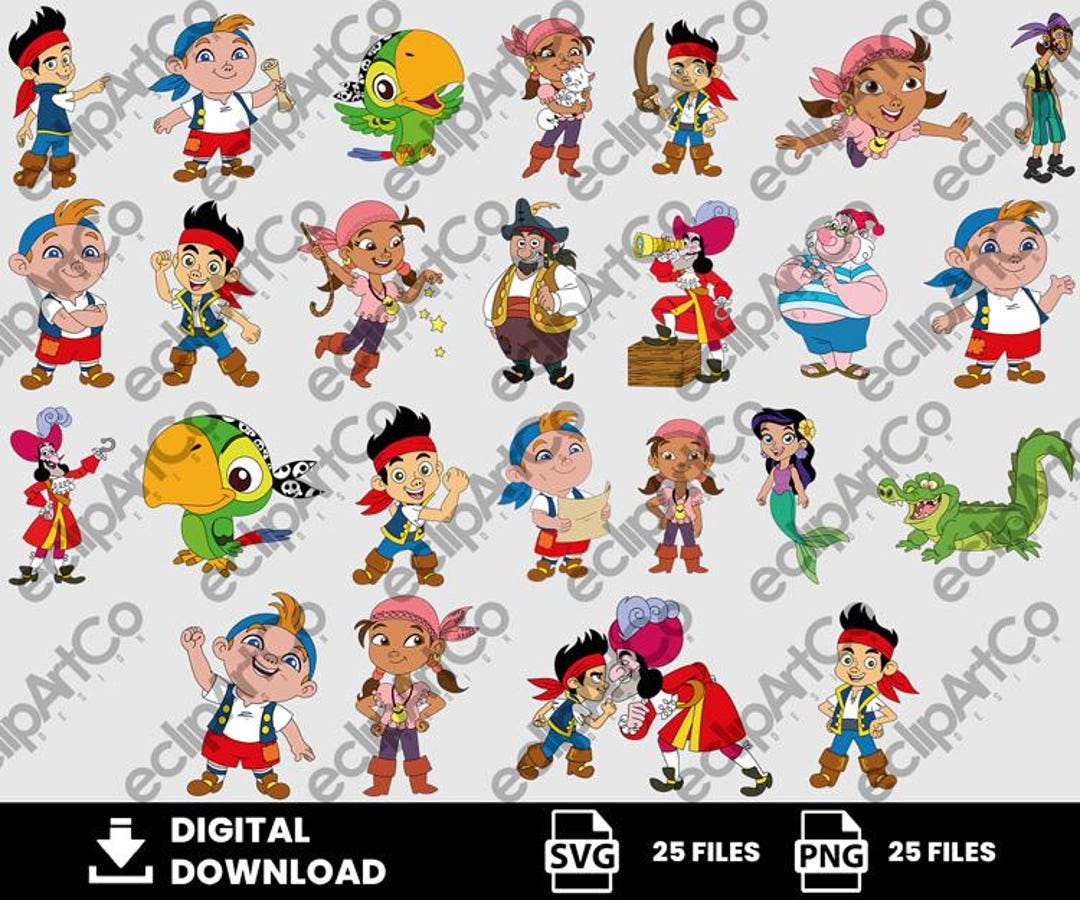 25 Clipart - Jake and the Never Land Pirates Svg, Jake Png, Never Land ...
