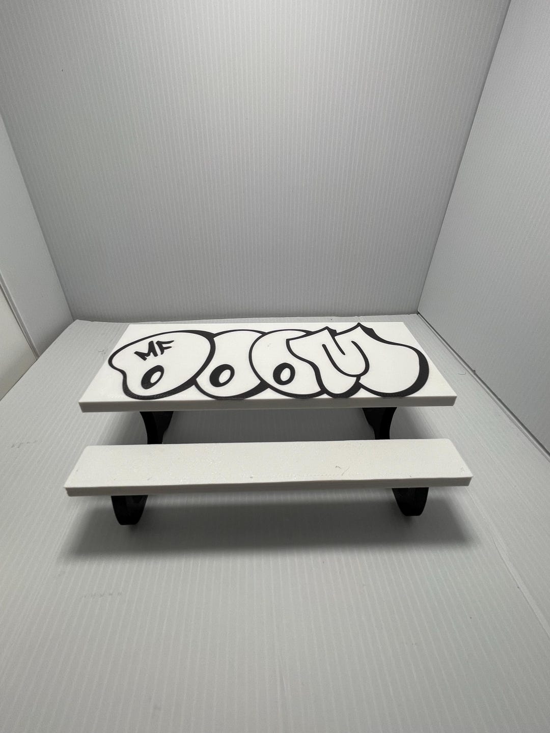 MF DOOM FINGERBOARD Bench Table. Picnic Table for Fingerboards. - Etsy