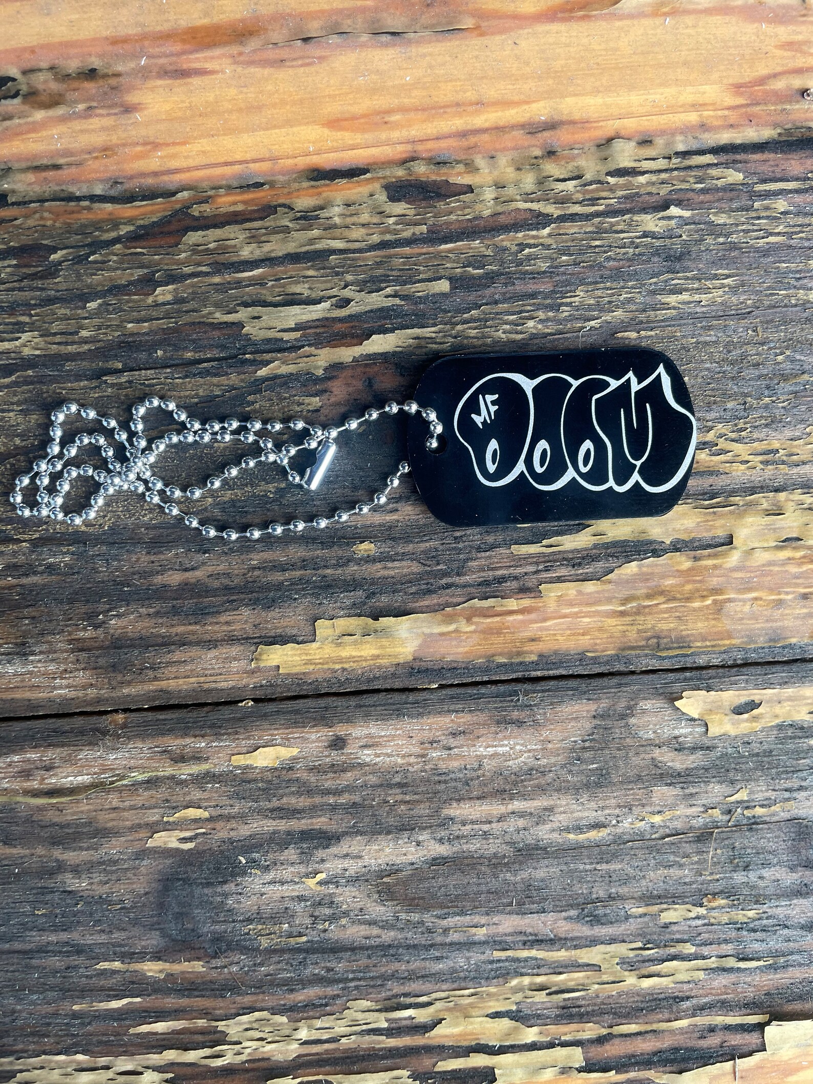 MF DOOM Military Dog Tag Pendant Necklaces Keychain - Etsy