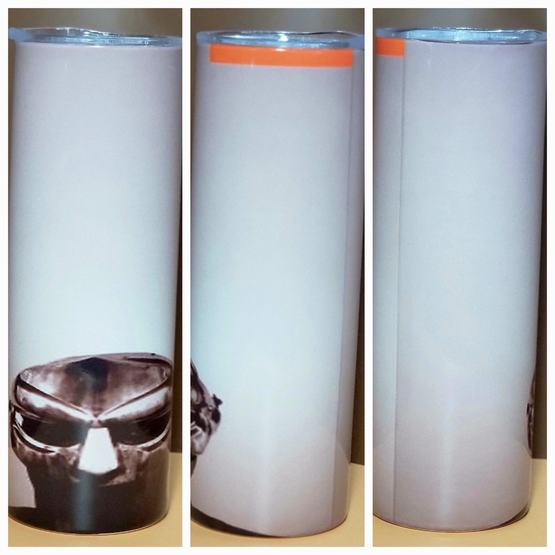 MF Doom Hip Hop Character Tumbler's 20oz Coffee Cup Mug Double Wall ...