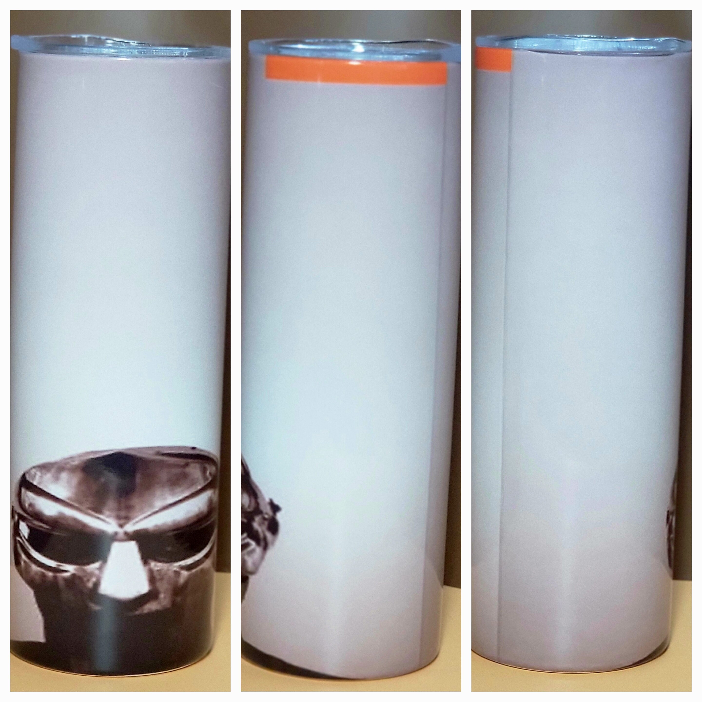 MF Doom Hip Hop Character Tumbler's 20oz Coffee Cup Mug Double Wall ...