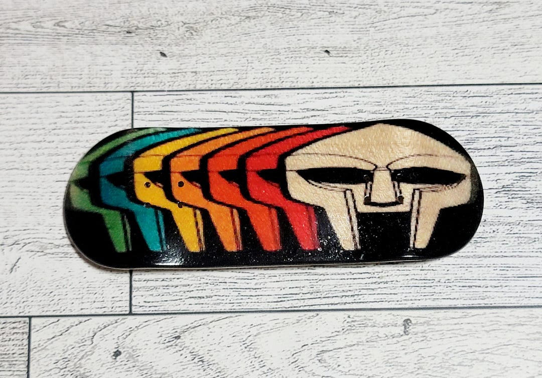 MF Doom Color Mask Fingerboard: Wooden Fingerboard - Etsy