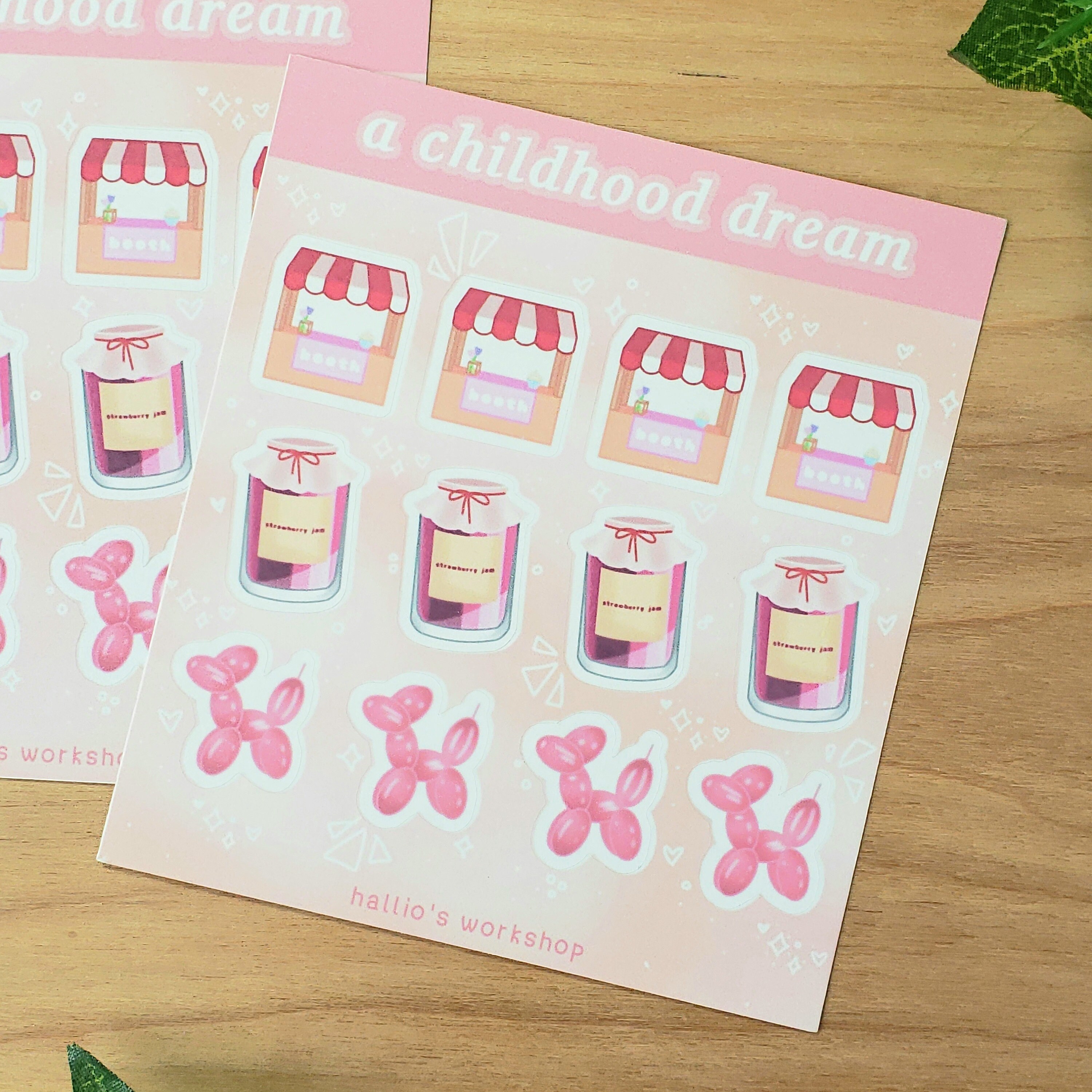 A Childhood Dream Sticker Sheet - Etsy
