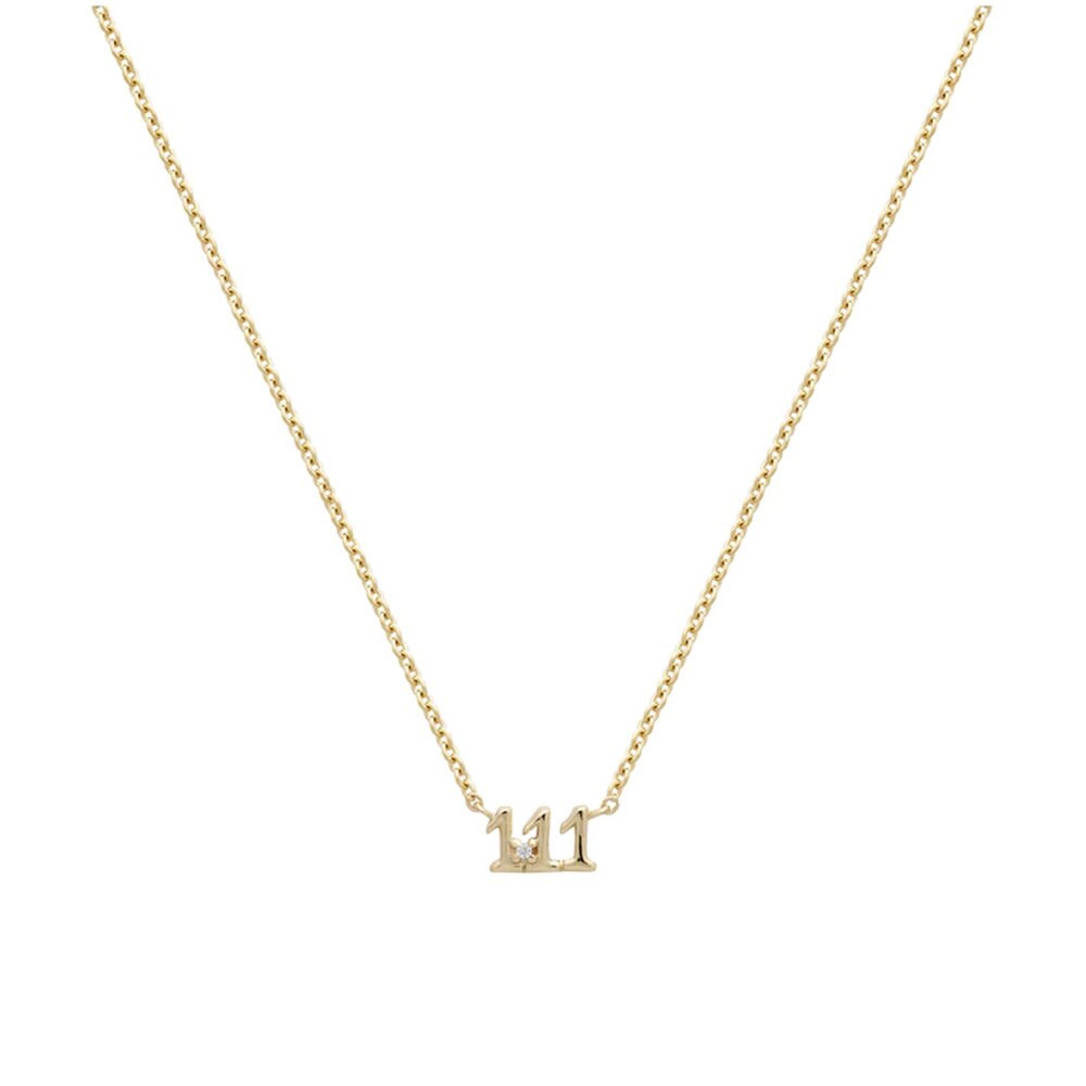 Angel Number Necklace Angel Necklace 444 Necklace 111 - Etsy Australia