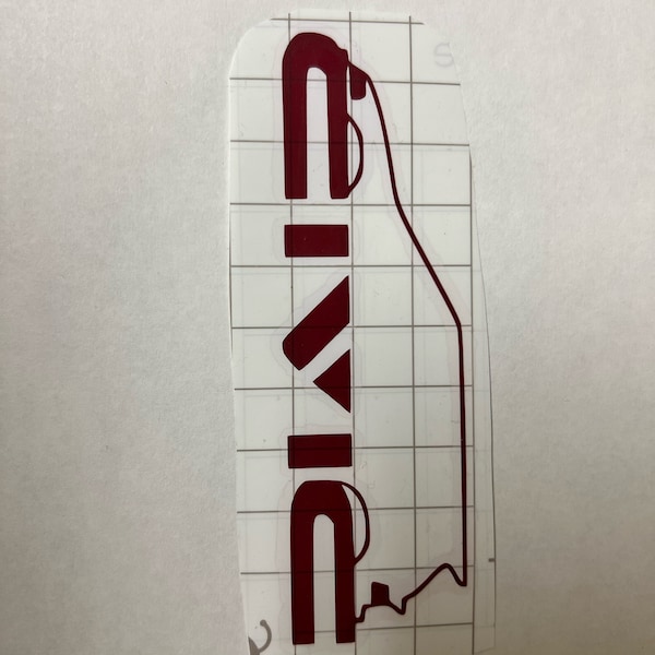 Honda Civic Silhouette - Etsy Australia