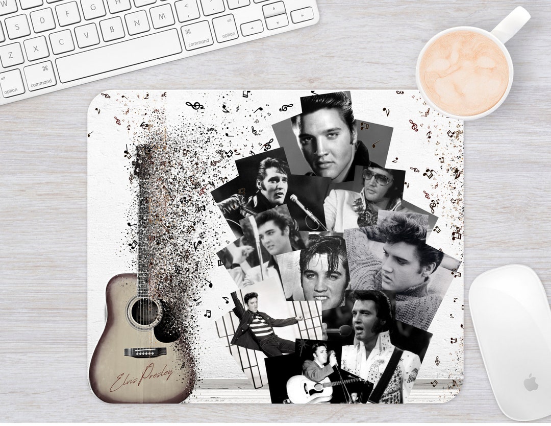 Elvis W Guitar Mouse Pad - Etsy