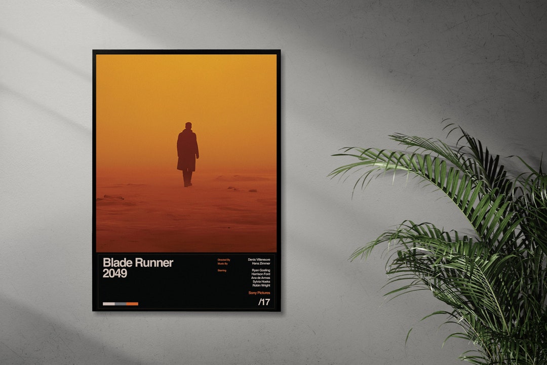 Blade Runner 2049 Poster - Retro Minimalist Poster Art - Vintage Art ...