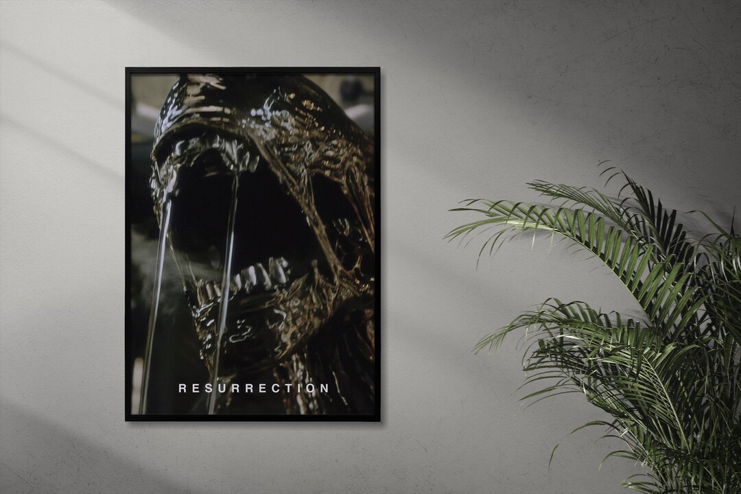 Alien Resurrection Poster - Sci-fi Horror Movie Art - Sigourney Weaver ...
