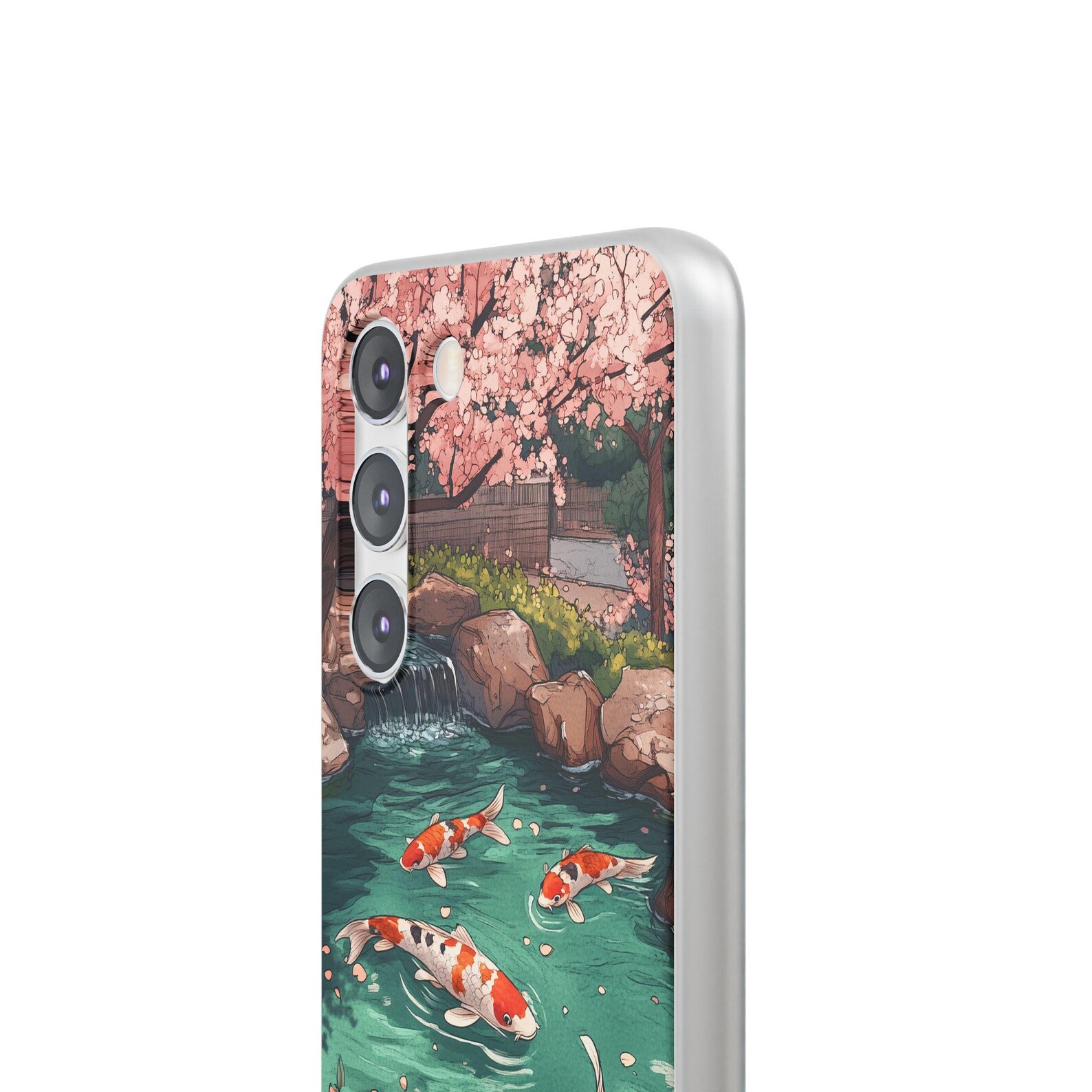 Studio Ghibli Inspired Koi Fish Pond Phone Case Anime Art Lovers Phone ...