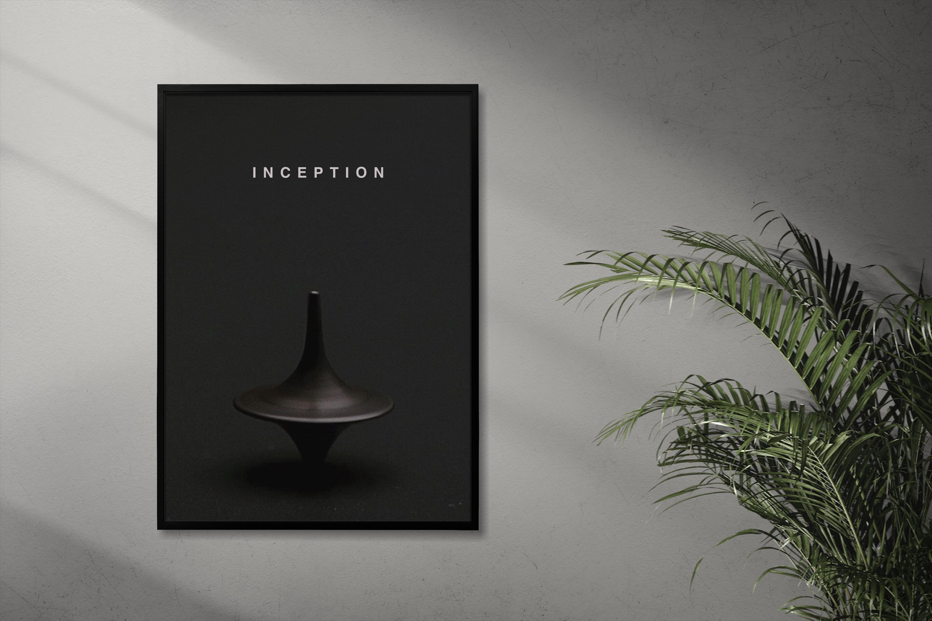 Inception Minimalist Poster - Sci-fi Thriller Art - Leonardo Dicaprio ...