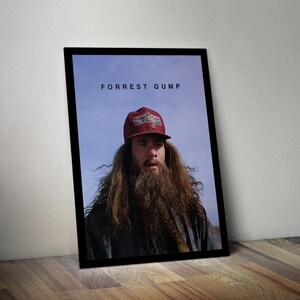 Forrest Gump Vintage Movie Poster - Minimalist Art Print - Tom Hanks ...