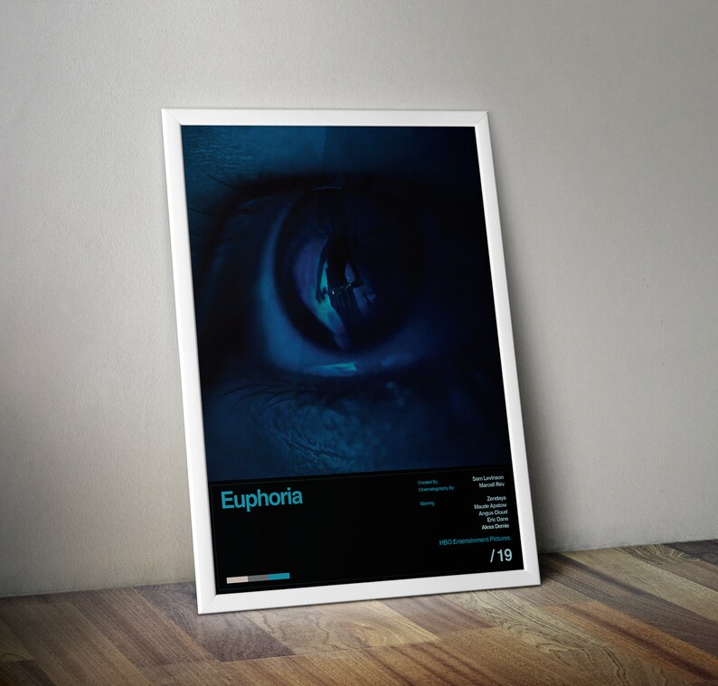 Euphoria Series Poster - 2023 , Drama , Zendaya , Alexa Demie , Retro ...
