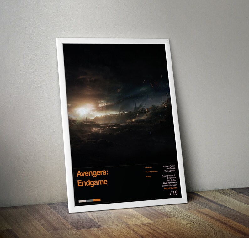 Avengers: Endgame Vintage Movie Poster Art Print (digital Download) - Etsy