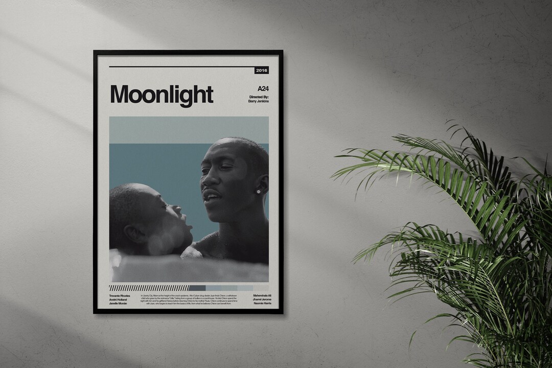 Moonlight Movie Poster – A24, Retro Drama Art (digital Download) - Etsy