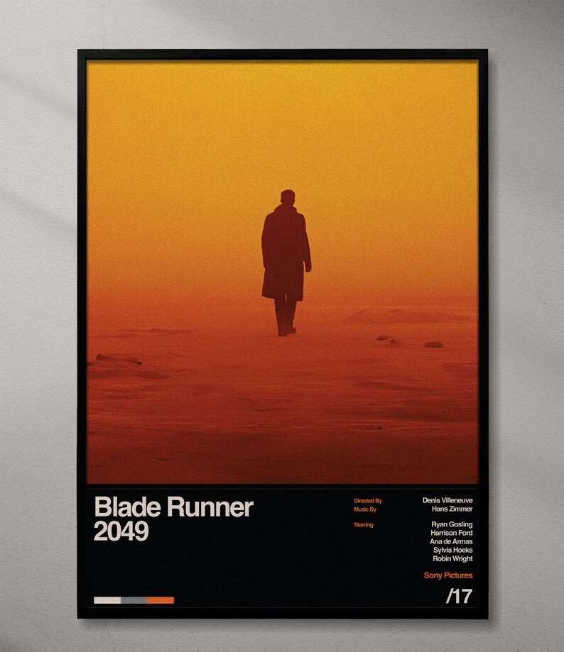 Blade Runner 2049 Poster Retro Minimalist Poster Art - Etsy
