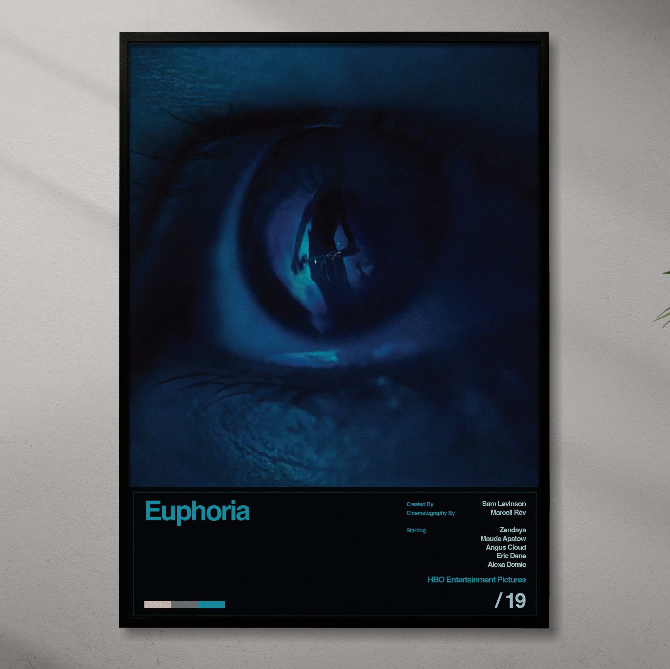 Euphoria Series Poster - 2023 , Drama , Zendaya , Alexa Demie , Retro ...