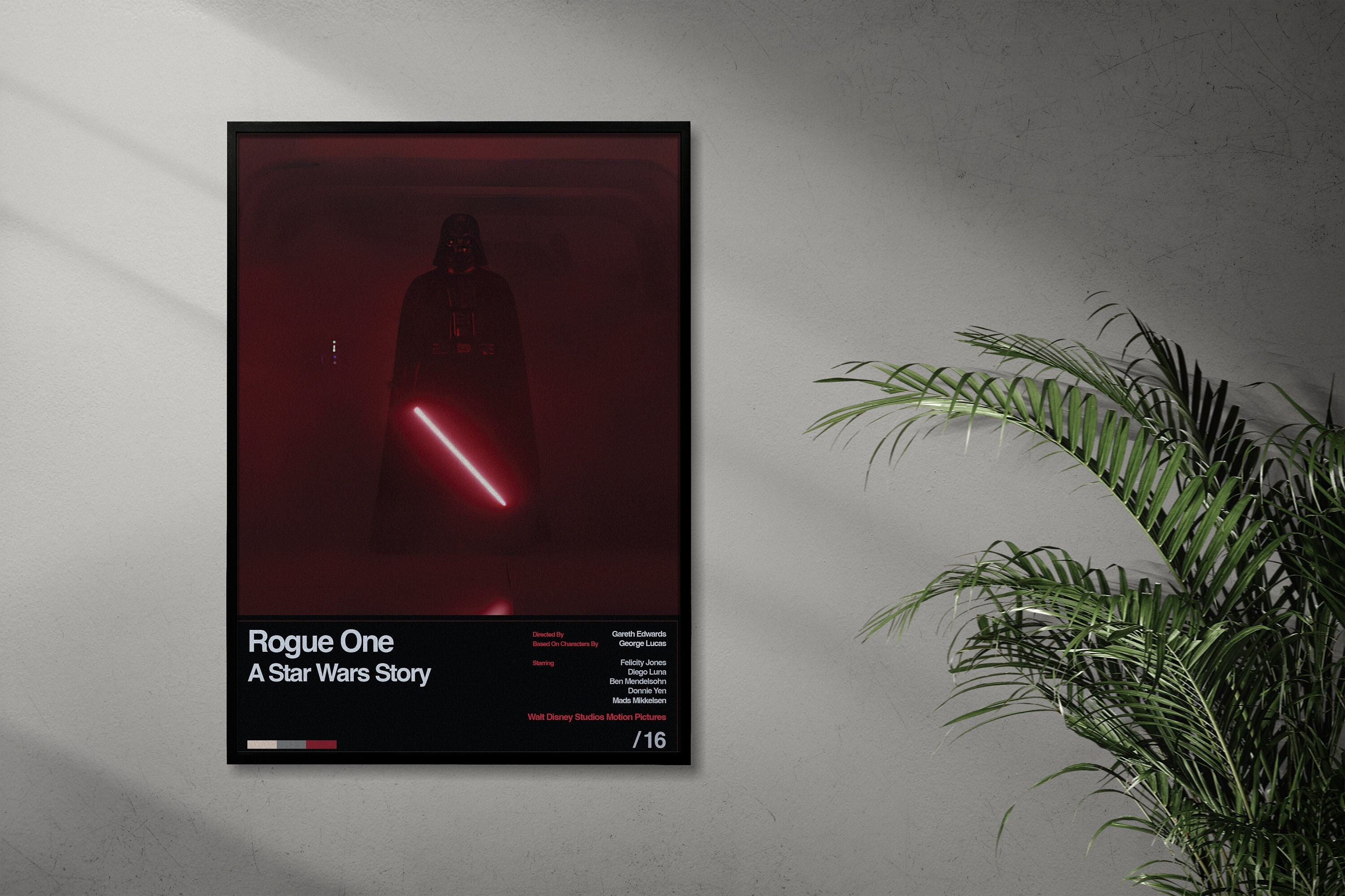 Rogue One A Star Wars Story Movie Poster Darth (Instant Download) - Etsy