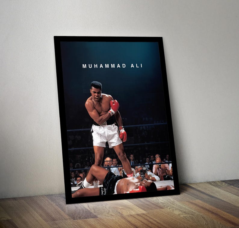 Muhammad Ali Minimalist Poster - the Greatest - Boxing Legend - Sports ...